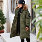 Bilemi Long Hooded Real Fur Coats Kids Down Jacket Army Gren Winter Jacket for Boy supplier