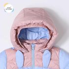 Bilemi 90% Newborn Romper Outdoor Long Sleeve Hooded Sky blue Caramel Pink Snow Personalised Girl Baby Winter Jumpsuit supplier