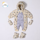 Wholesale Buy 12M 18M 24M Designer Boy Girl Clearance Down Filled Warmest Best Baby Toddler Snowsuit With Hood supplier