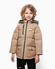 Red Black Waterproof New Look Jackets Childrens Faux Fur Kids Padded Designer Long Parka Winter Boys Coats supplier
