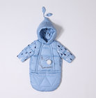 Bilemi Fashion Lovely Light Blue Metallic Infant Boy Pacific Winter Trail Toddler 90% Down Jumpsuit Unisex Puffer Jacket supplier
