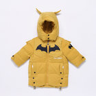 Winter Coats Detachable Cap Bat Design Sense Clothes Children Red Black Boys Lightweight Down Jacket supplier