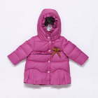 China Suppliers Kids Fashion New Design Thermal Winter Hooded Quilted Down Girls Cute Jacket supplier