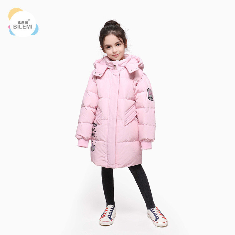 Clothing Wholesale Children Warmest Down Filled Jackets Pink Kids Clothes Winter Coats Kids Girls supplier